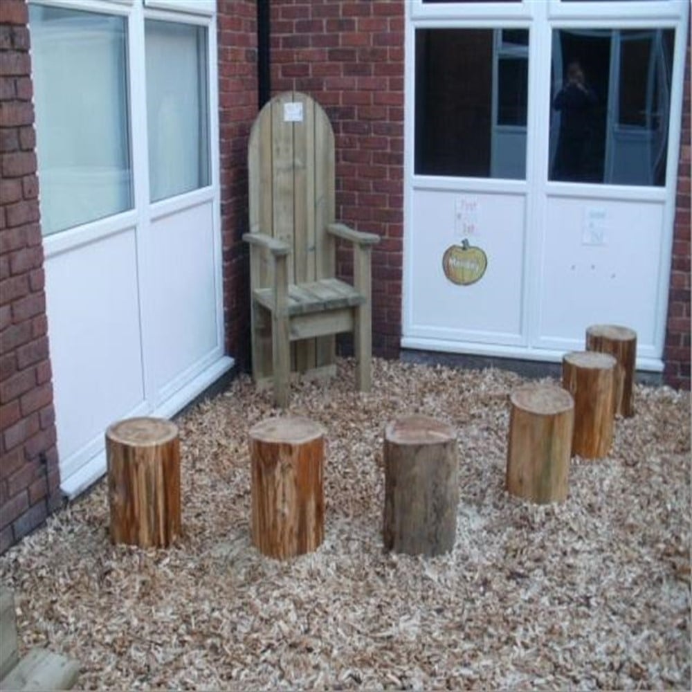 Timber Log Seats – Garden-Shopping